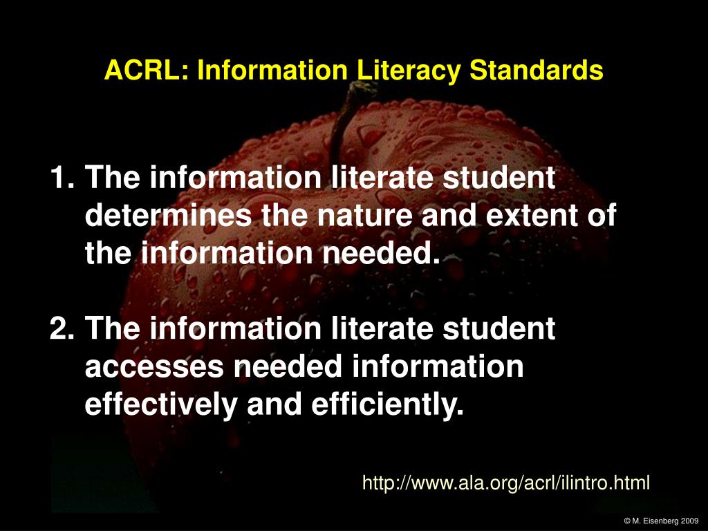 PPT - Information Literacy Essential Skills for the Information Age Dr ...
