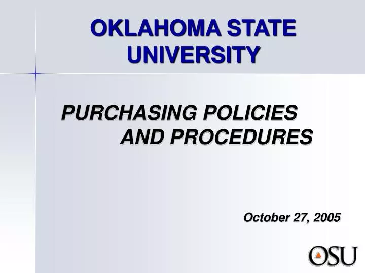 PPT - OKLAHOMA STATE UNIVERSITY PowerPoint Presentation, free download ...