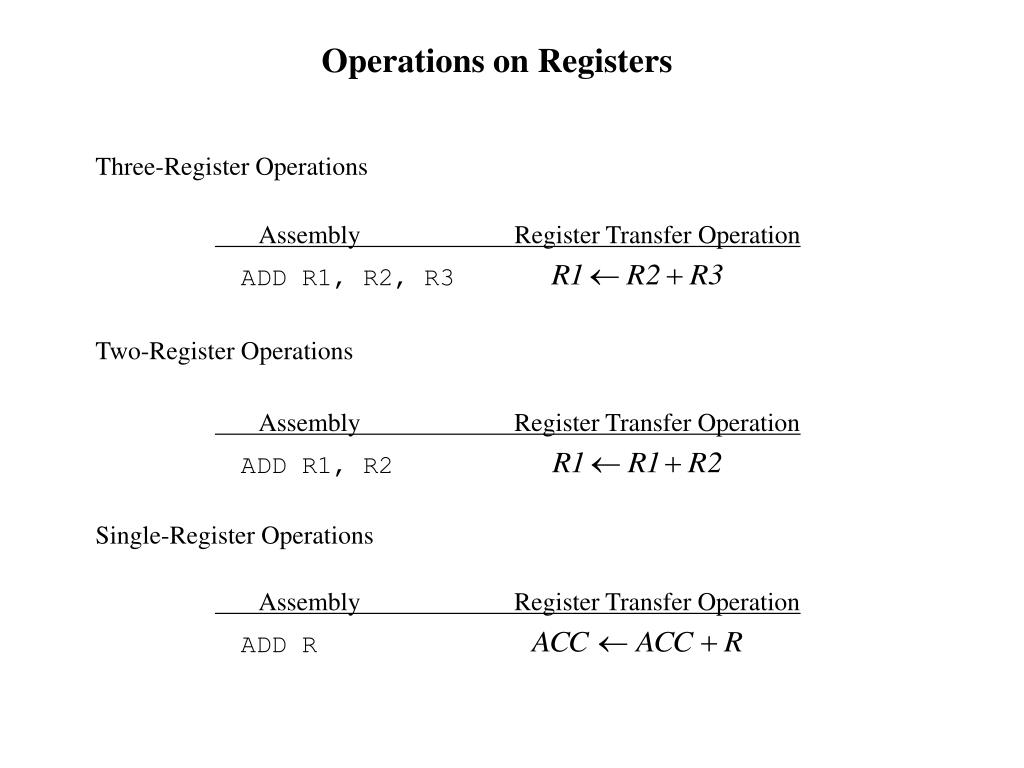 PPT - Computing Machinery Chapter 7: Register Transfers PowerPoint ...