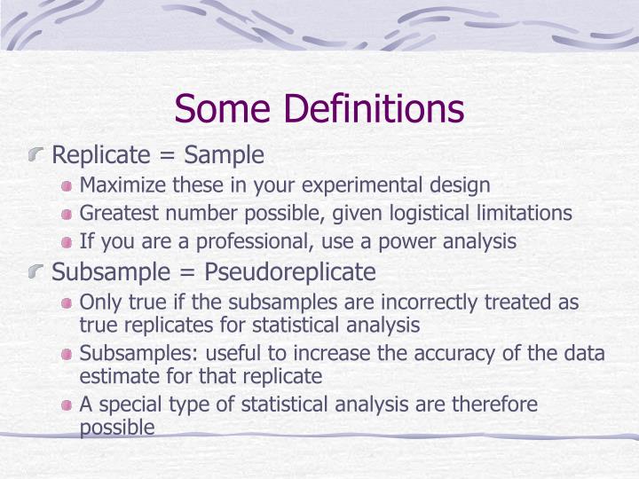 PPT - Pseudoreplication and Ecology PowerPoint Presentation - ID:1730438