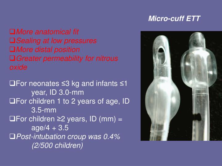 PPT - Pediatric Airway Management: An Update PowerPoint Presentation ...