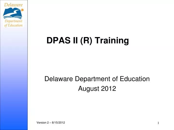 PPT - DPAS II (R) Training PowerPoint Presentation, free download - ID ...