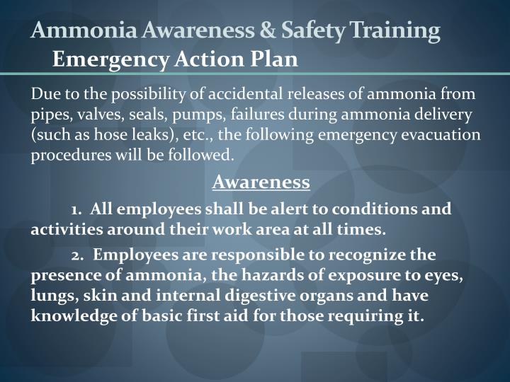 PPT - Ammonia Awareness & Safety Training PowerPoint Presentation - ID ...