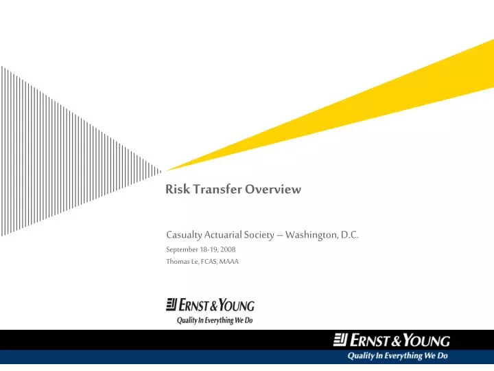 PPT - Risk Transfer Overview PowerPoint Presentation, free download ...