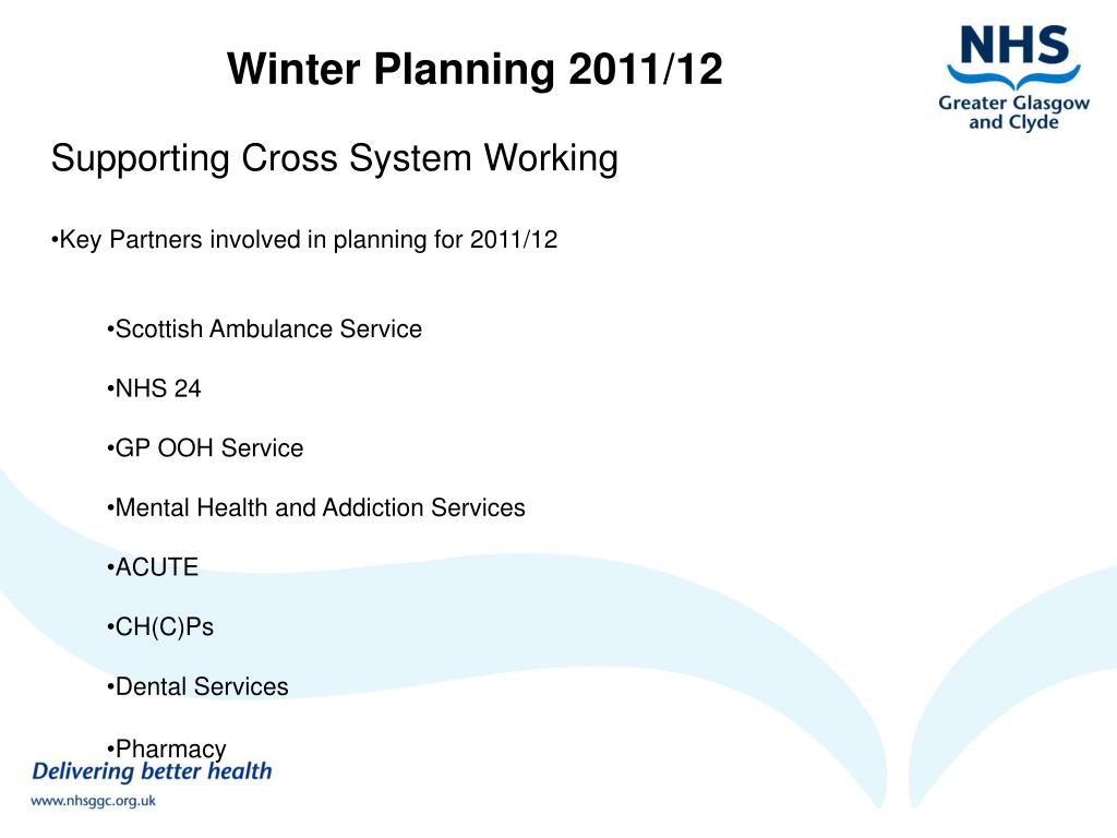 PPT - NHS GREATER GLASGOW AND CLYDE WINTER PLANNING 2011/12 PowerPoint ...