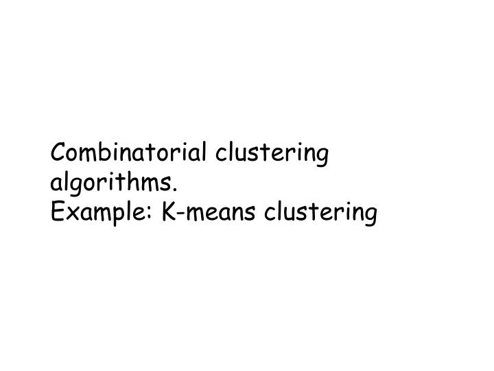 PPT - Clustering methods used in microarray data analysis PowerPoint Presentation - ID:1731705