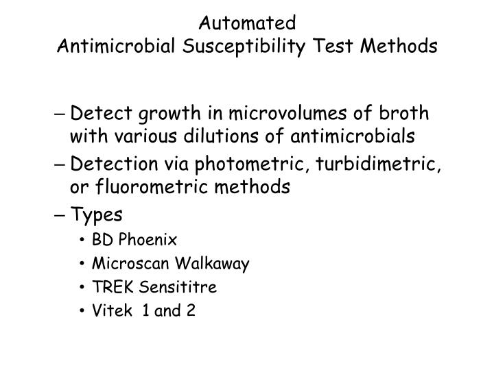 PPT - Antimicrobial Susceptibility Testing (AST) PowerPoint ... PPT - Antimicrobial Susceptibility Testing (AST) PowerPoint ...