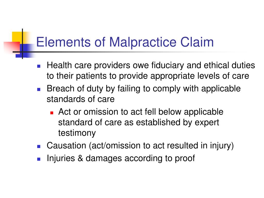 PPT - Professional Liability Today: Understanding Medical Malpractice ...