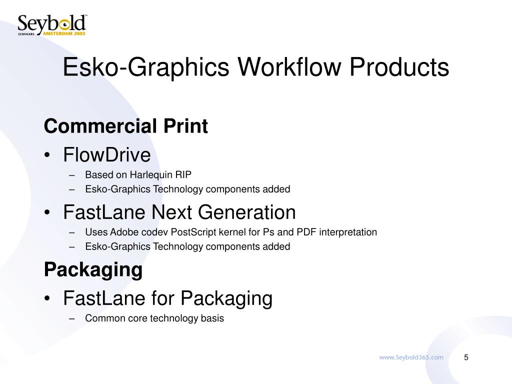 PPT - Esko-Graphics and JDF Jan De Roeck Marketing Director Packaging ...