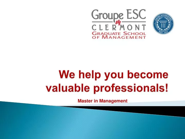 PPT - We help you become valuable professionals ! PowerPoint ...