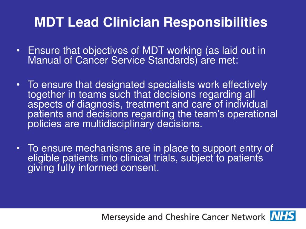 PPT - Trust Cancer Lead Clinician PowerPoint Presentation, free ...