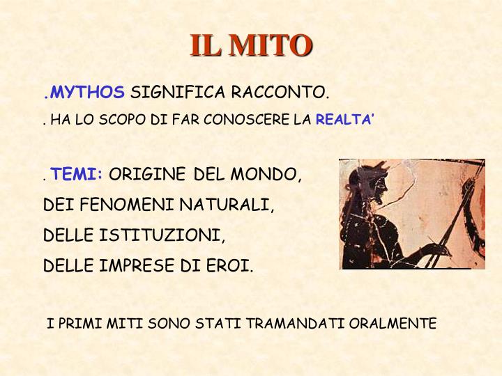 PPT - Il mito e l'epica classica PowerPoint Presentation - ID:1732497