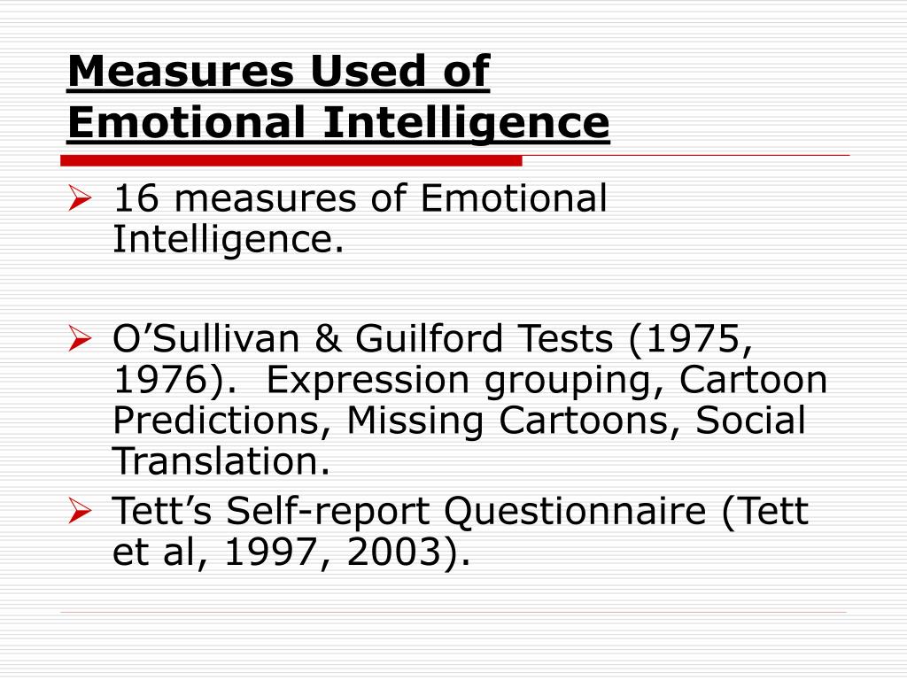 Ppt Predicting Relationship Success From Measures Of Emotional