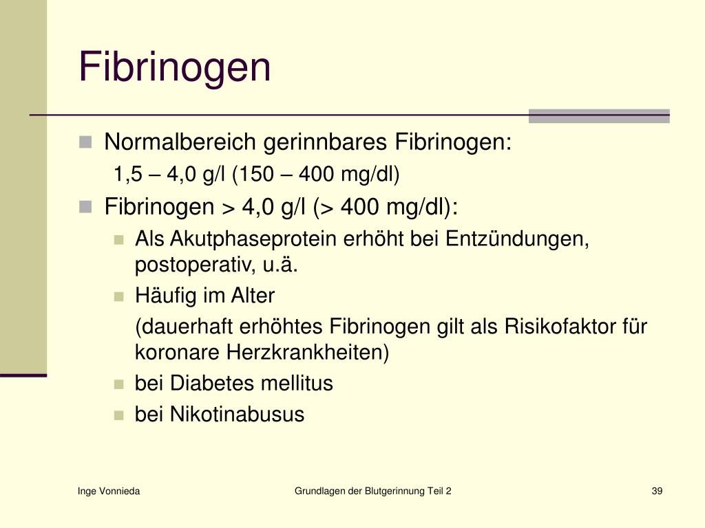 PPT - Grundlagen der Blutgerinnung Teil 2 PowerPoint Presentation, free ...
