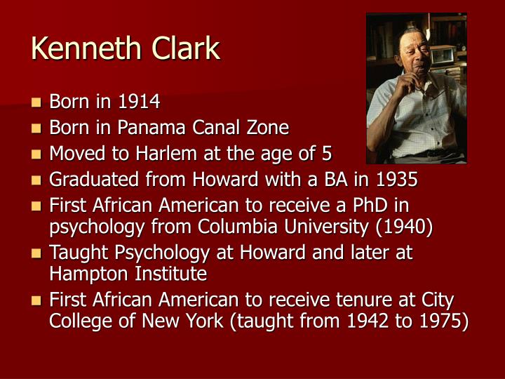 PPT - Kenneth and Mamie Clark PowerPoint Presentation - ID:1732609