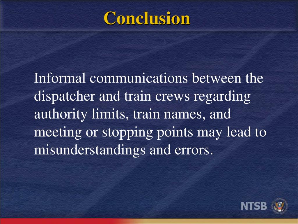 PPT - Collision Between Two BNSF Railway Company Freight Trains Near ...