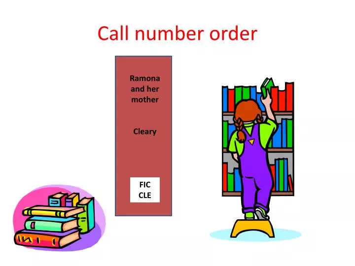 PPT - Call number order PowerPoint Presentation, free download - ID:1732869