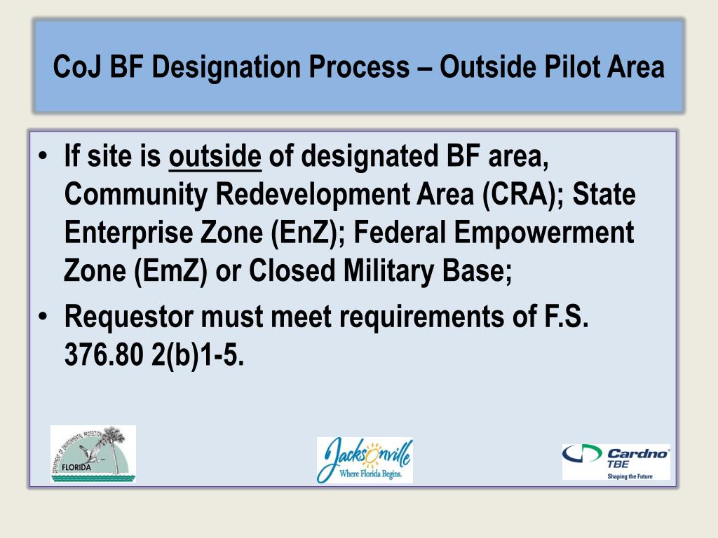 PPT - Florida Department of Environmental Protection Brownfields ...