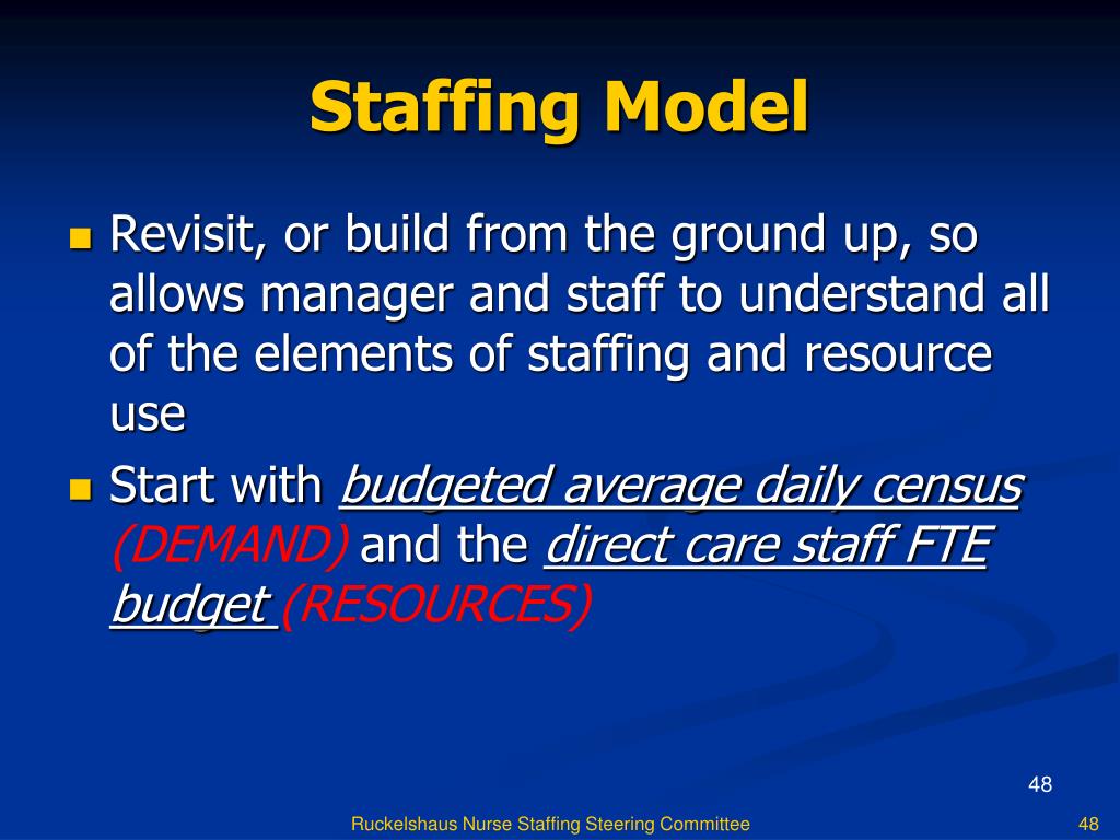PPT - BRINGING YOUR NURSE STAFFING COMMITTEE TO LIFE: Staffing ...