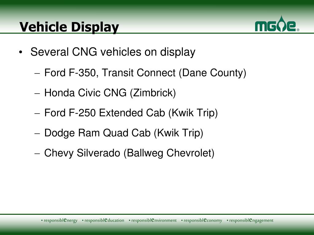 PPT - MGE Breakfast Seminar Are Natural Gas Vehicles Right for Your ...