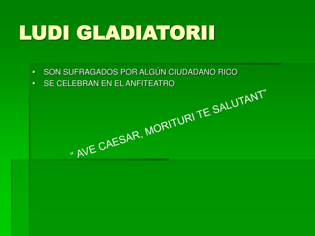 PPT - JUEGOS Y ESPECTÁCULOS EN ROMA PowerPoint Presentation, free ...