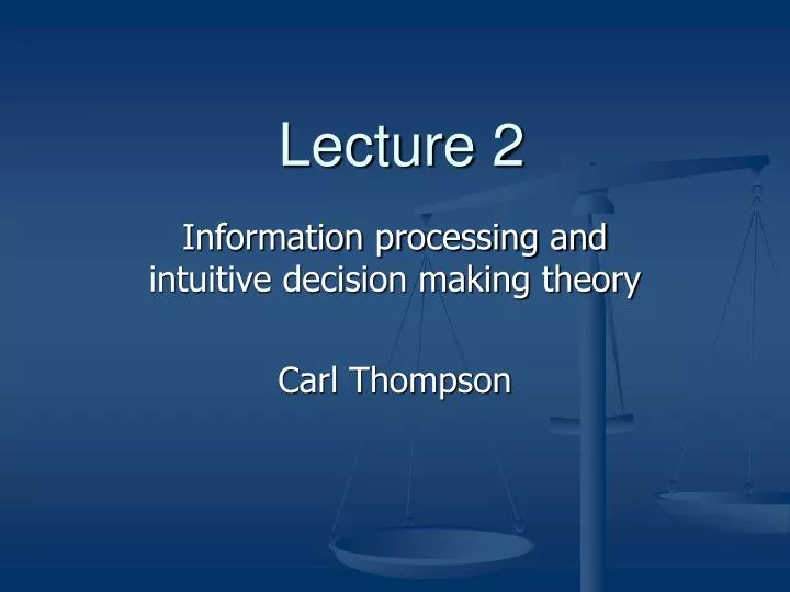PPT - Lecture 2 PowerPoint Presentation, free download - ID:1733427