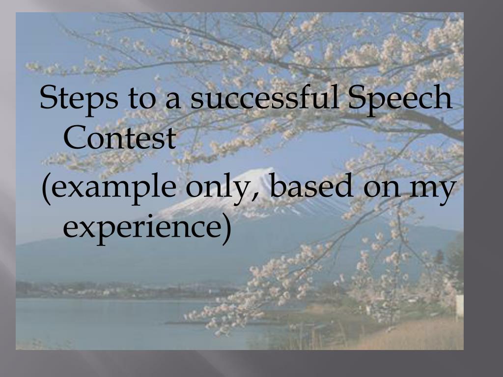 PPT - Japanese Speech Contests By Mariel Howard Kalamunda Christian ...