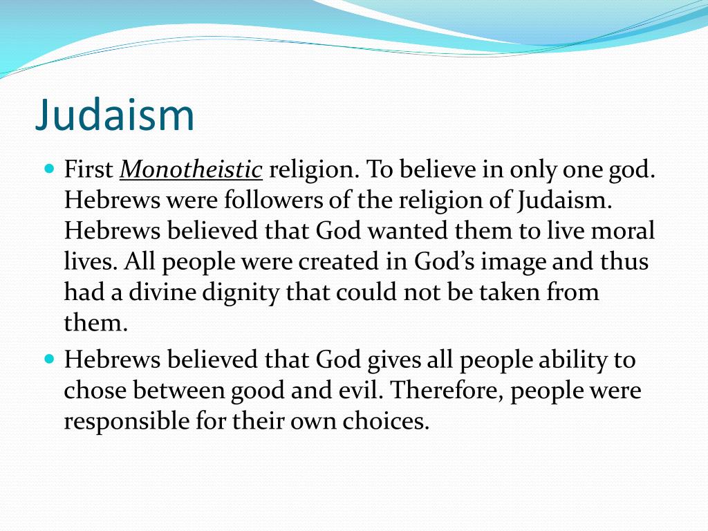 PPT - The Judeo-Christian-Islamic Tradition PowerPoint Presentation ...