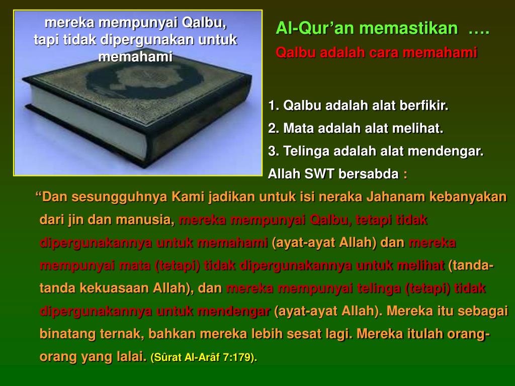 PPT - Rahasia Jantung (Qalbu) Antara Ilmu dan Keimanan PowerPoint ...