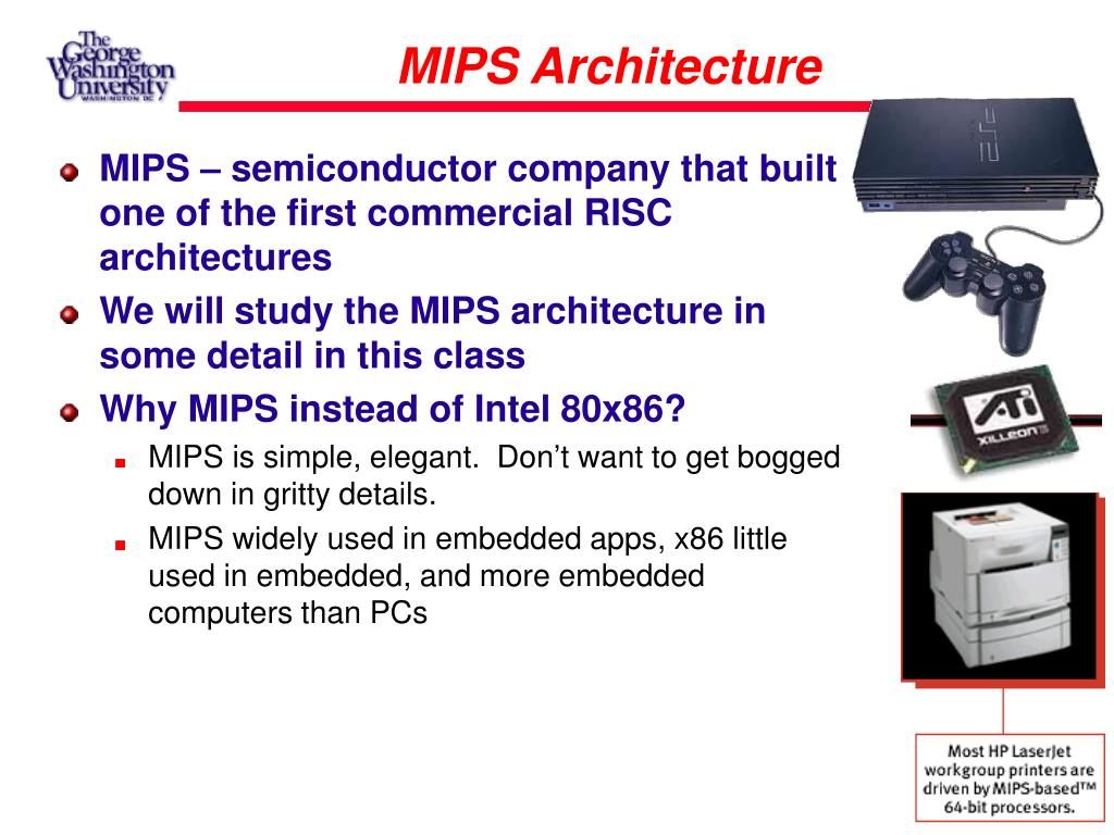 Ppt Csci 136 Computer Architecture Ii Mips Instruction Set Architecture Powerpoint