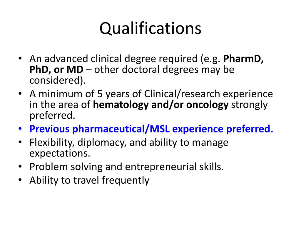 PPT - Medical Science Liaison: Perfect Job for the Outgoing Scientist ...