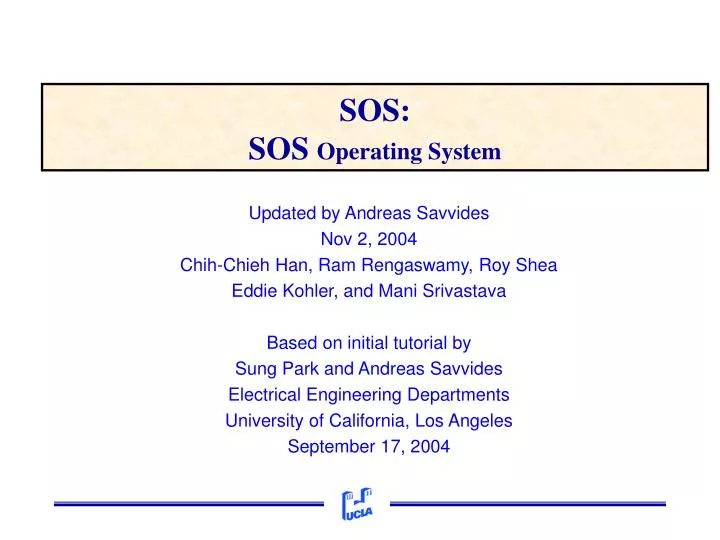 PPT - SOS: SOS Operating System PowerPoint Presentation, free download ...