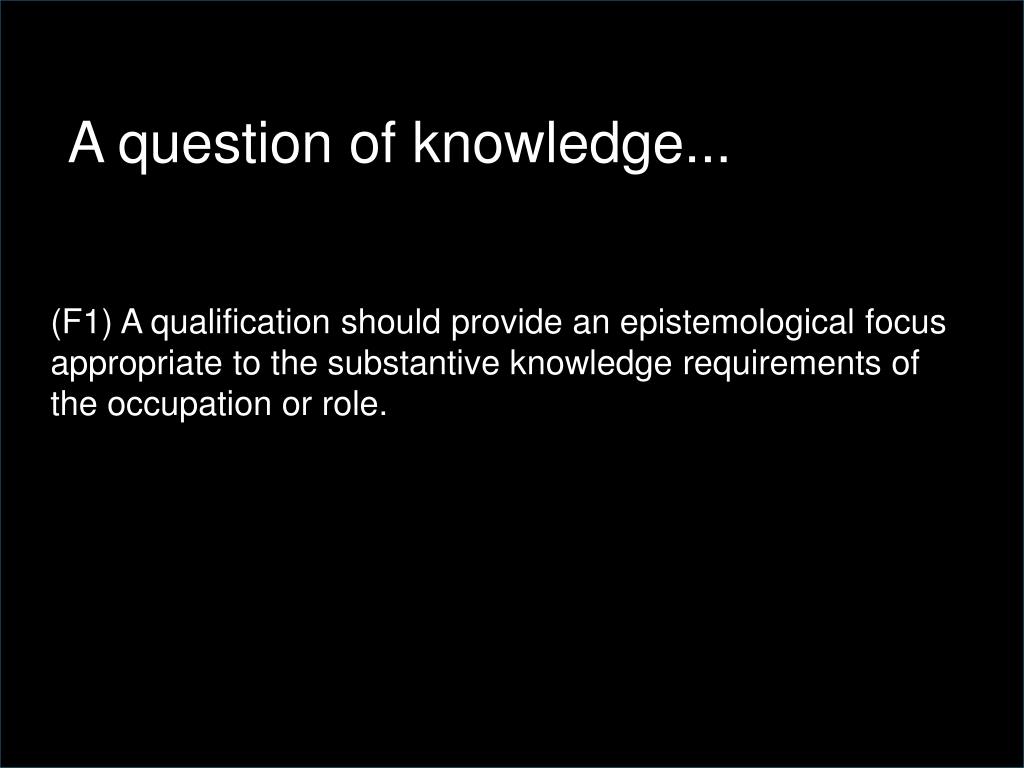 PPT - System of Vocational Qualifications: Understanding, Application ...