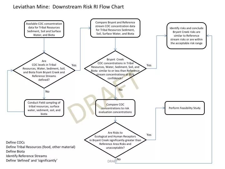 PPT - Leviathan Mine: Downstream Risk RI Flow Chart PowerPoint ...