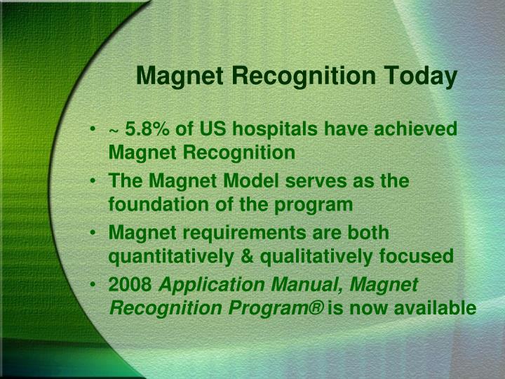 PPT - American Nurses Credentialing Center MAGNET RECOGNITION: A ...