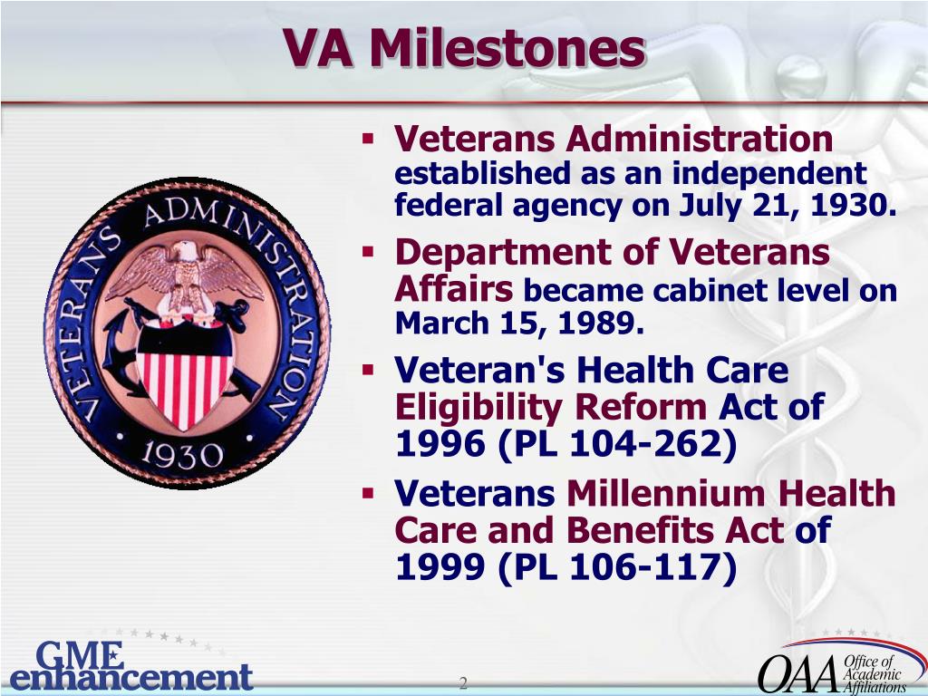 PPT - VA Funding of Graduate Medical Education PowerPoint Presentation ...