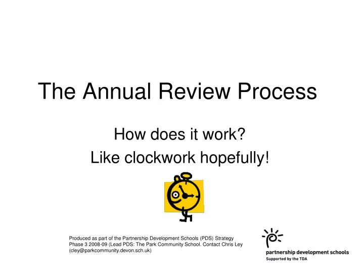 PPT - The Annual Review Process PowerPoint Presentation, free download ...