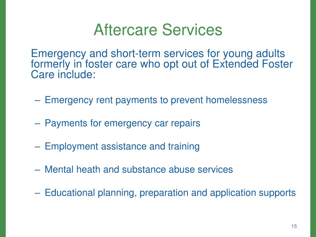 PPT - Extension of Foster Care and Independent Living Redesign ...