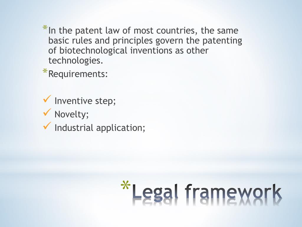 PPT - Biotechnological Patents Human Genome Patents PowerPoint ...