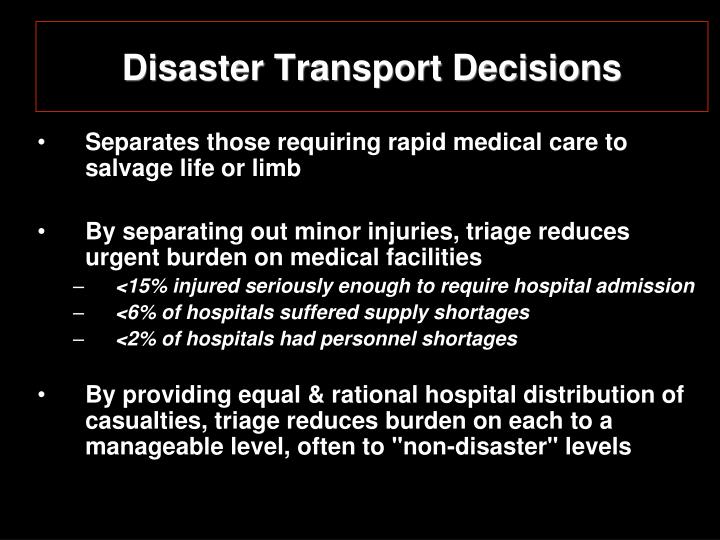PPT - Mass Casualty & Disaster Triage PowerPoint Presentation - ID:1737398
