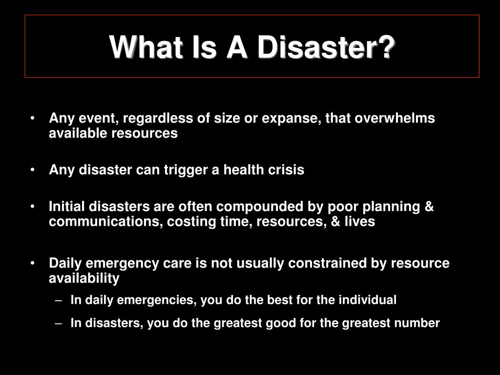 PPT - Mass Casualty & Disaster Triage PowerPoint Presentation, free ...