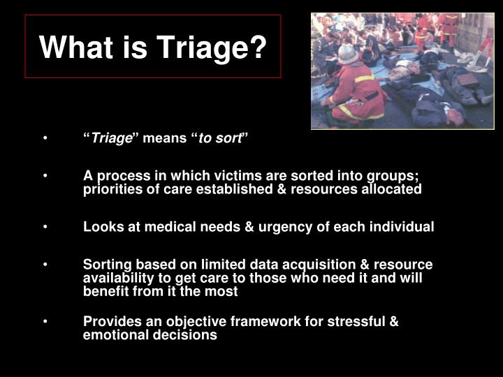 PPT - Mass Casualty & Disaster Triage PowerPoint Presentation - ID:1737398
