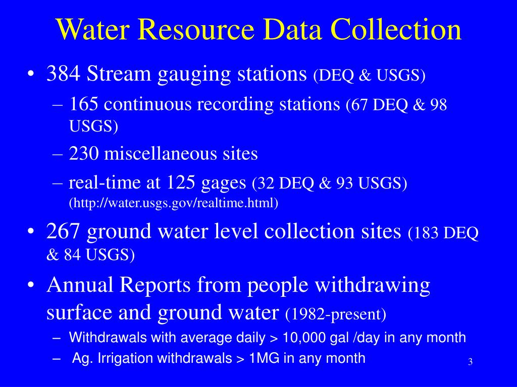 PPT - Water Resources Management - DEQ’s Role in Water Supply ...