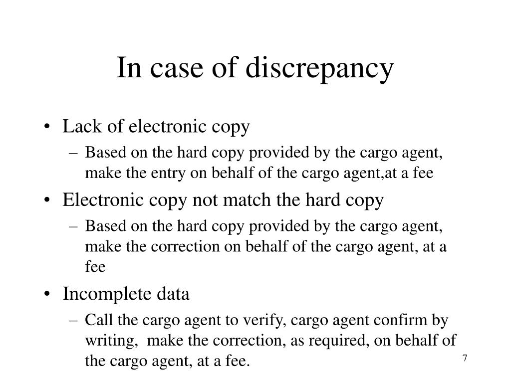 PPT - Meet the requirement of Advance Electronic Presentation of Cargo ...