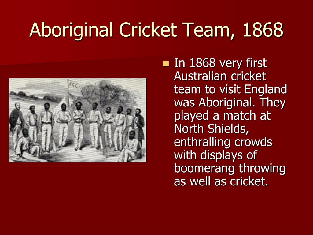 PPT - Indigenous Australians & Sport: Origins and Achievements ...