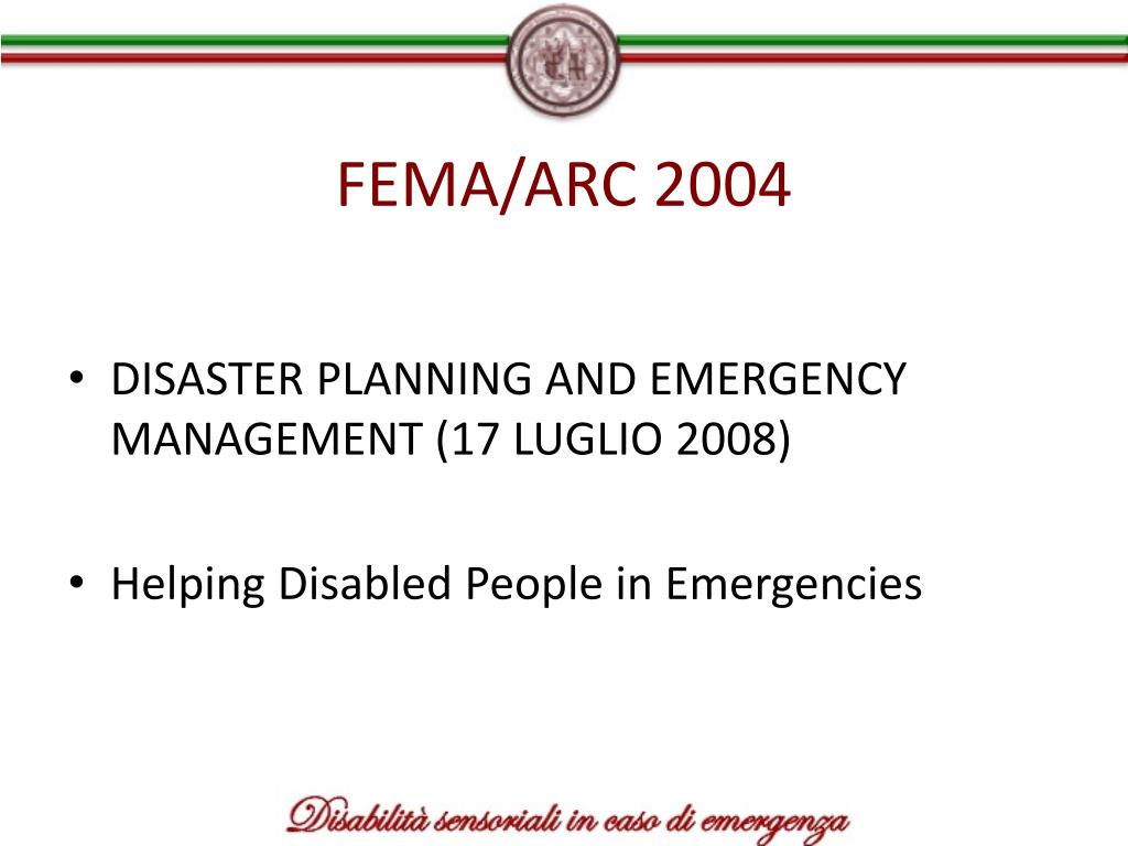 PPT - Disabili sensoriali in situazioni di rischio PowerPoint ...
