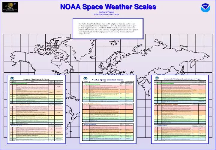PPT - NOAA Space Weather Scales PowerPoint Presentation, free download ...