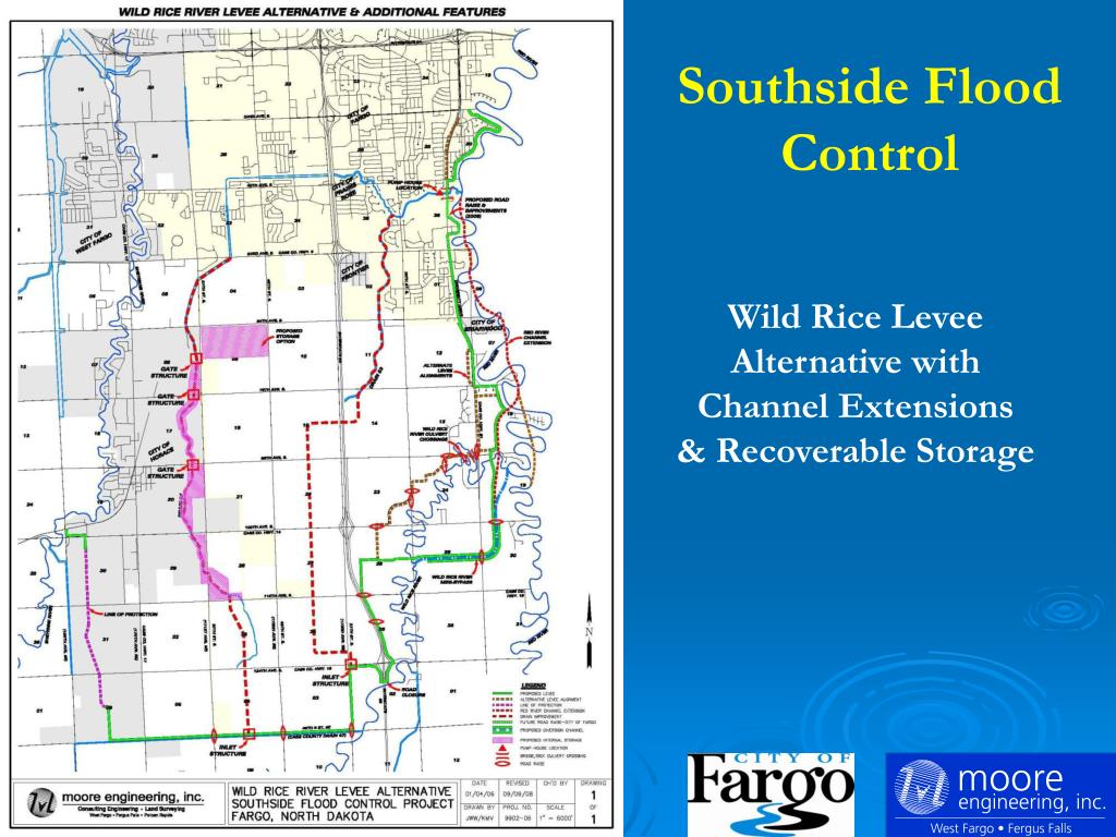 PPT - Fargo Flood Control Southside Flood Protection Landowner Meeting ...