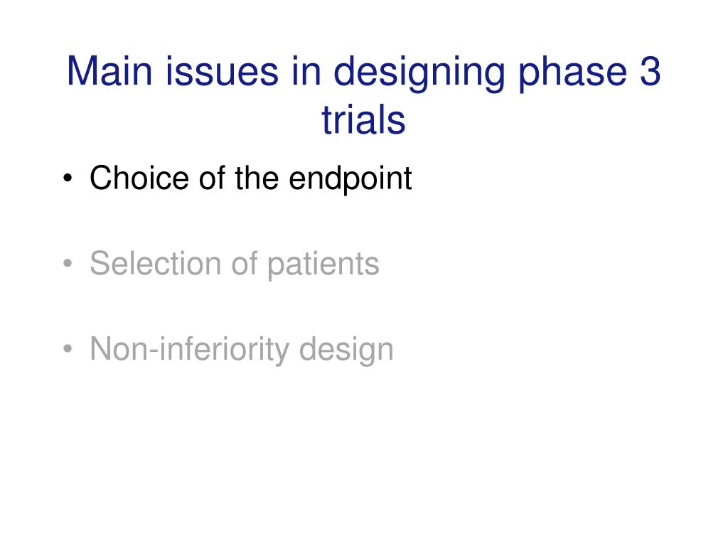 PPT - Trial design : who and what PowerPoint Presentation, free ...