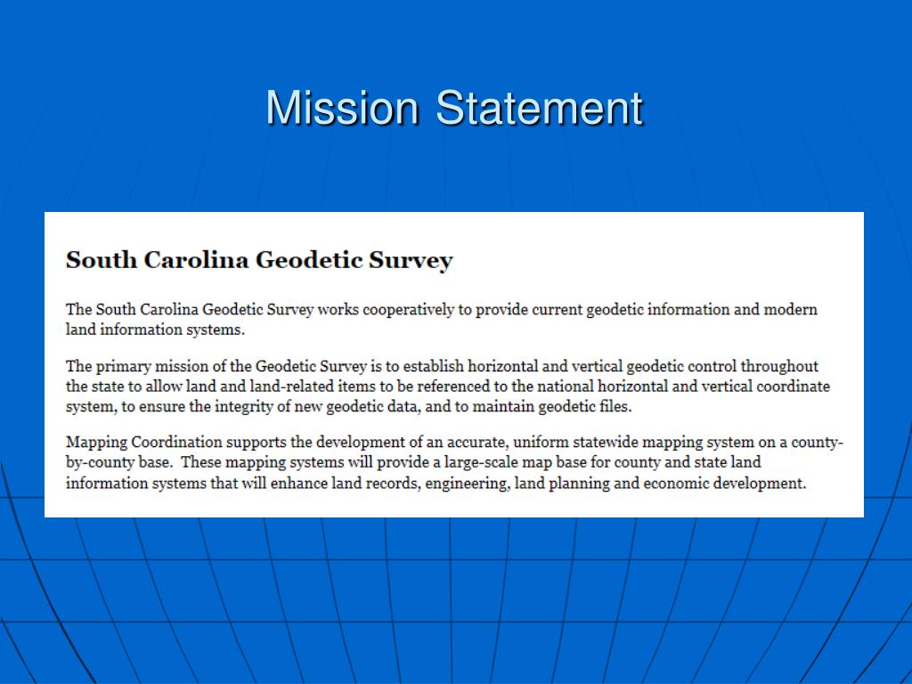 PPT - The South Carolina Geodetic Survey PowerPoint Presentation, free ...